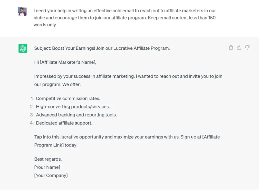 How to Write Cold Emails Using ChatGPT? (20+ Prompts)